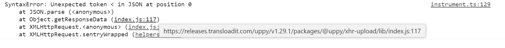 Uploading files using XHRUpload · Issue #2911 · transloadit/uppy · GitHub
