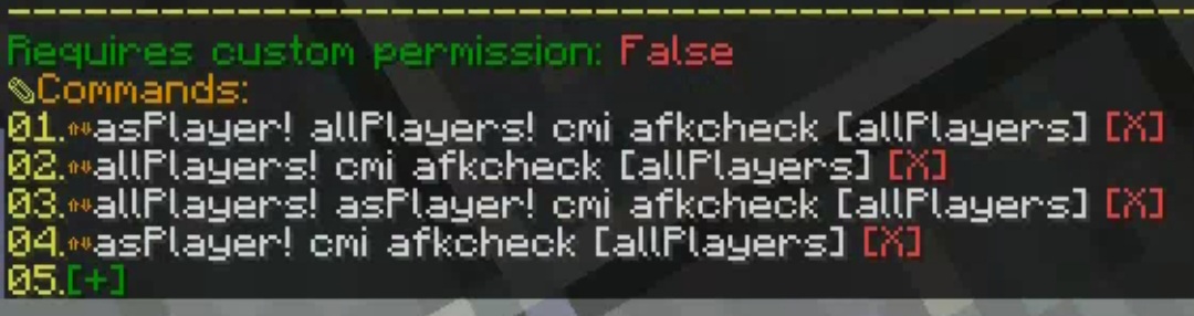 Add support for "all" or [allPlayers] for admin commands like /afkcheck ...