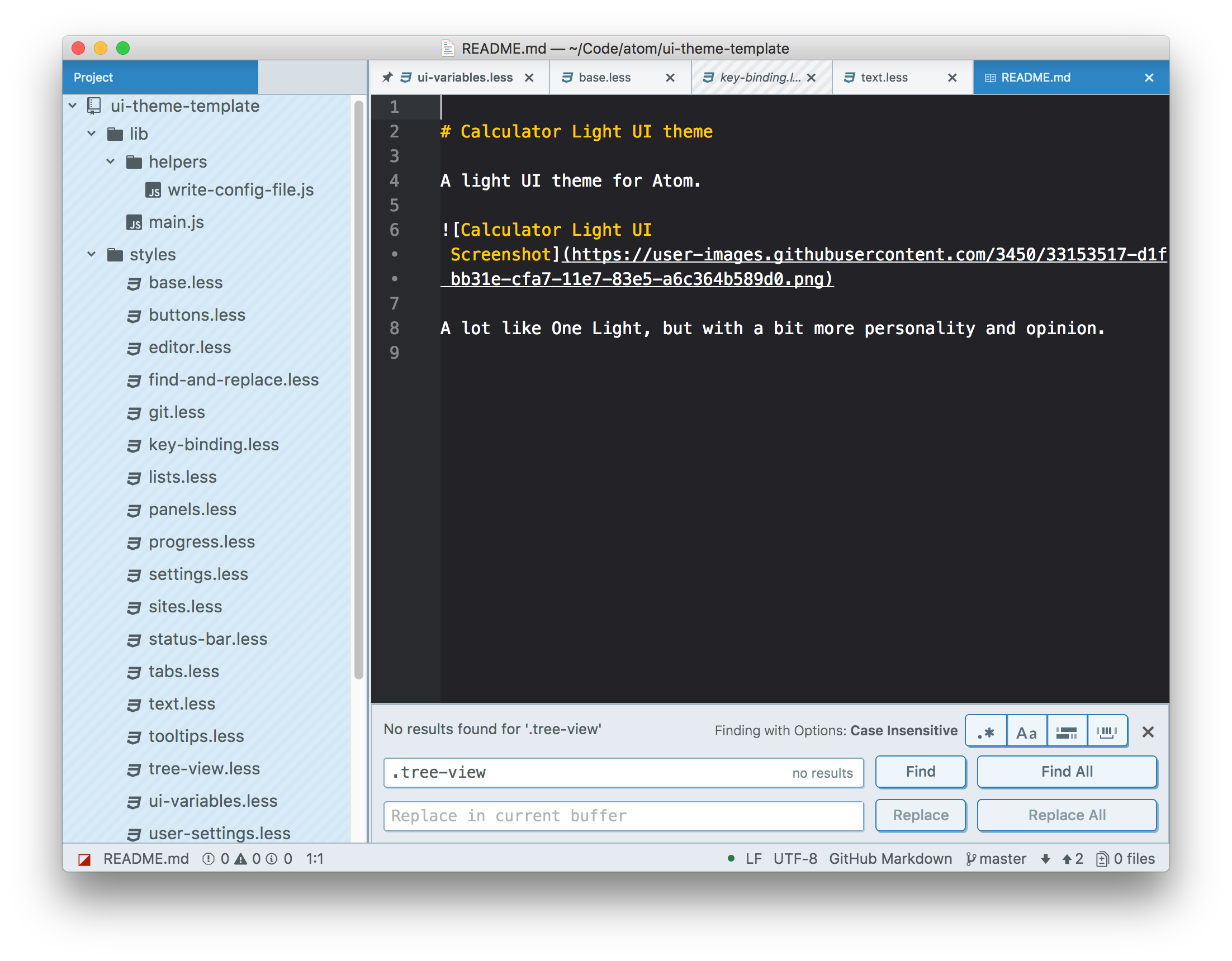 GitHub - savetheclocktower/calculator-light-ui: A light UI theme for Atom.