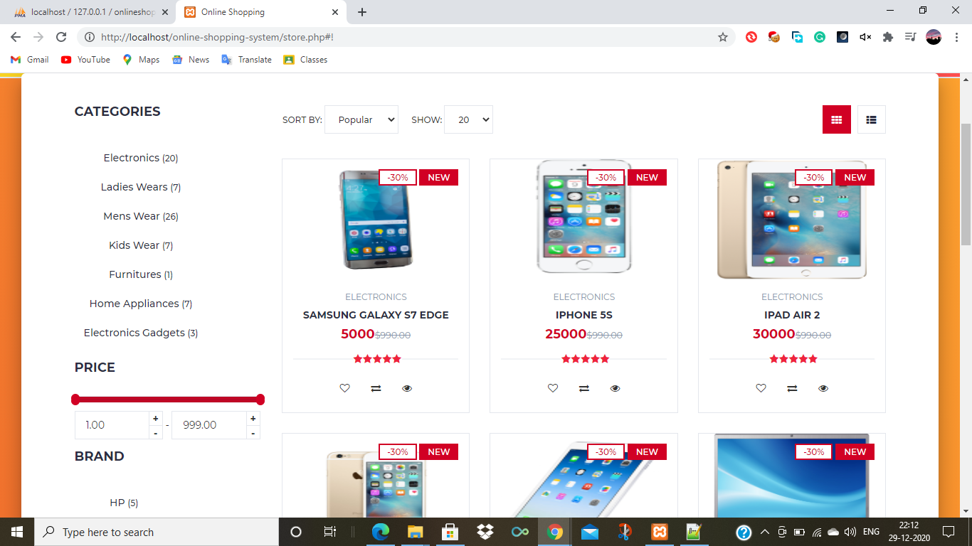 GitHub - mehulk99/Online-Shopping-System: An E-commerce website with ...