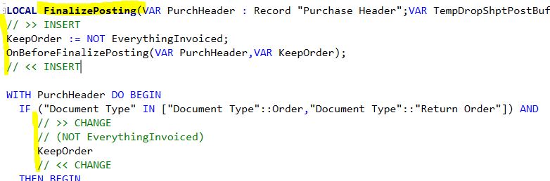 Event and Refactoring Request for FinalizePosting in codeunits 80 and 90 · Issue #1338 ...