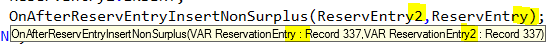 [Event Correction Request] Codeunit 99000830 - OnAfterReservEntryInsertNonSurplus · Issue #2149 ...