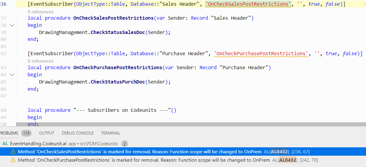 Tables 36 and 38: Why are integration events set to OnPrem? · Issue #4946 · microsoft ...