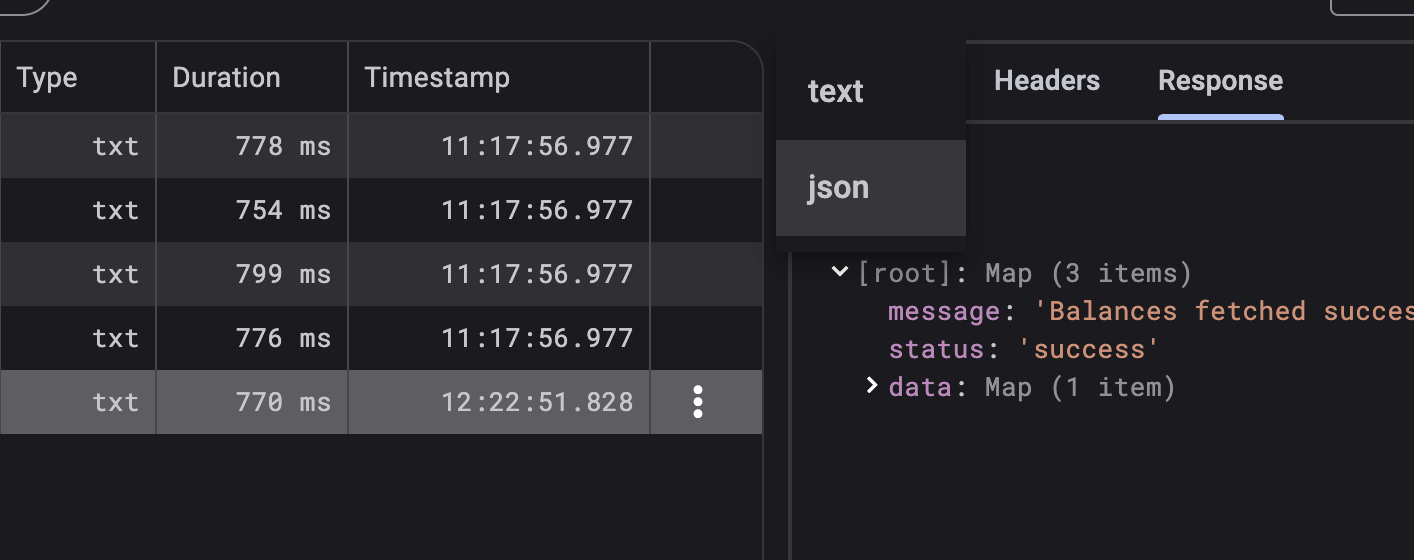 Option for selecting json format even for content type text/plain · Issue #5793 · flutter ...