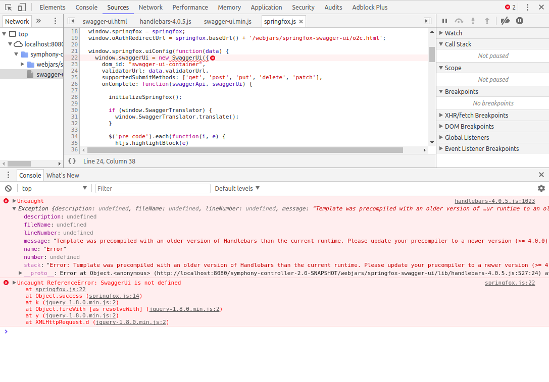 Swagger not identified · Issue #2146 · springfox/springfox · GitHub