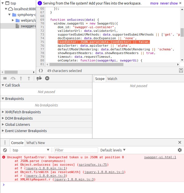 Swagger not identified · Issue #2146 · springfox/springfox · GitHub