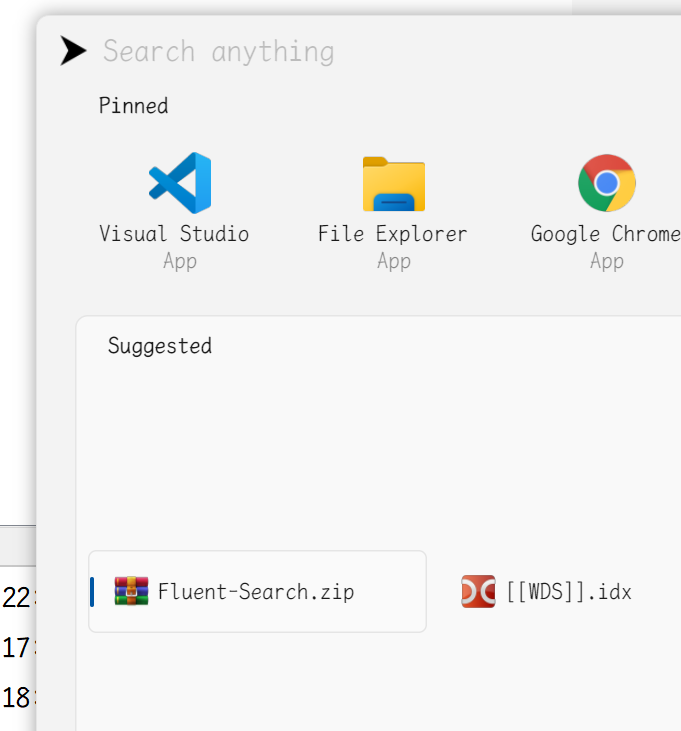 How do I do previous search again? · Issue #506 · adirh3/Fluent-Search · GitHub