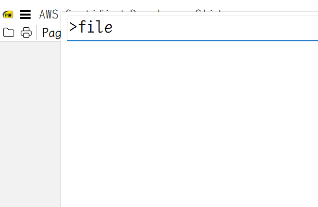 sumatrapdf Command palette improvements