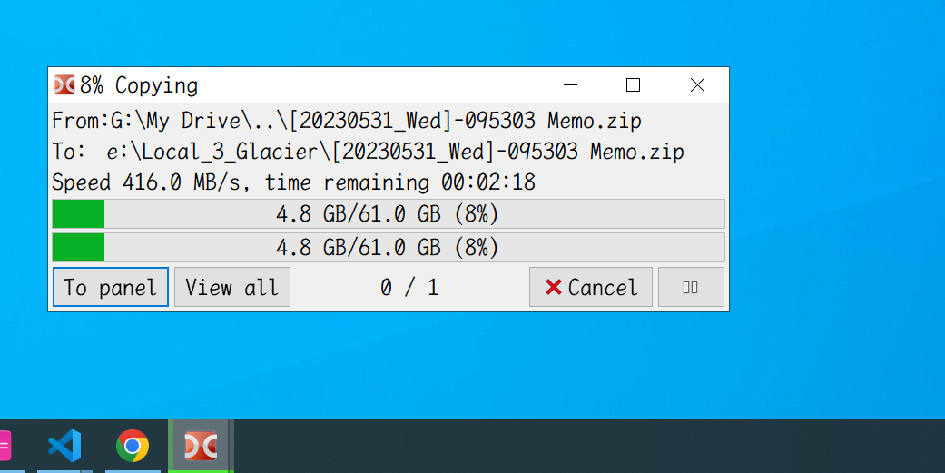 Floating ｢progress window｣ does not show properly on taskbar if window is minimized · Issue ...