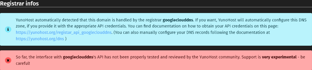 Domains DNS tab throws 500 error for Google Domain · Issue #2147 · YunoHost/issues · GitHub