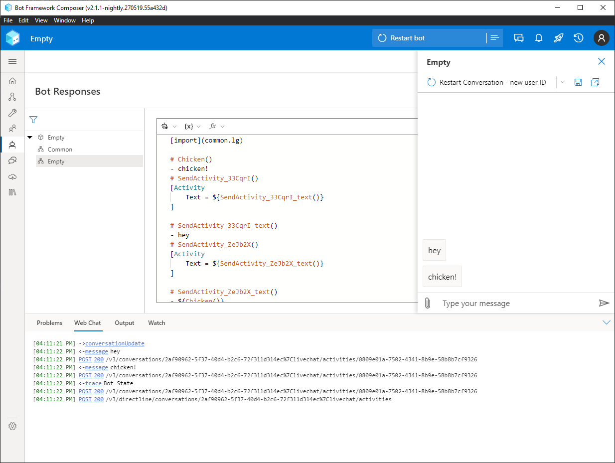Advanced Bot Framework Composer Example1 Problem With Json · Issue 