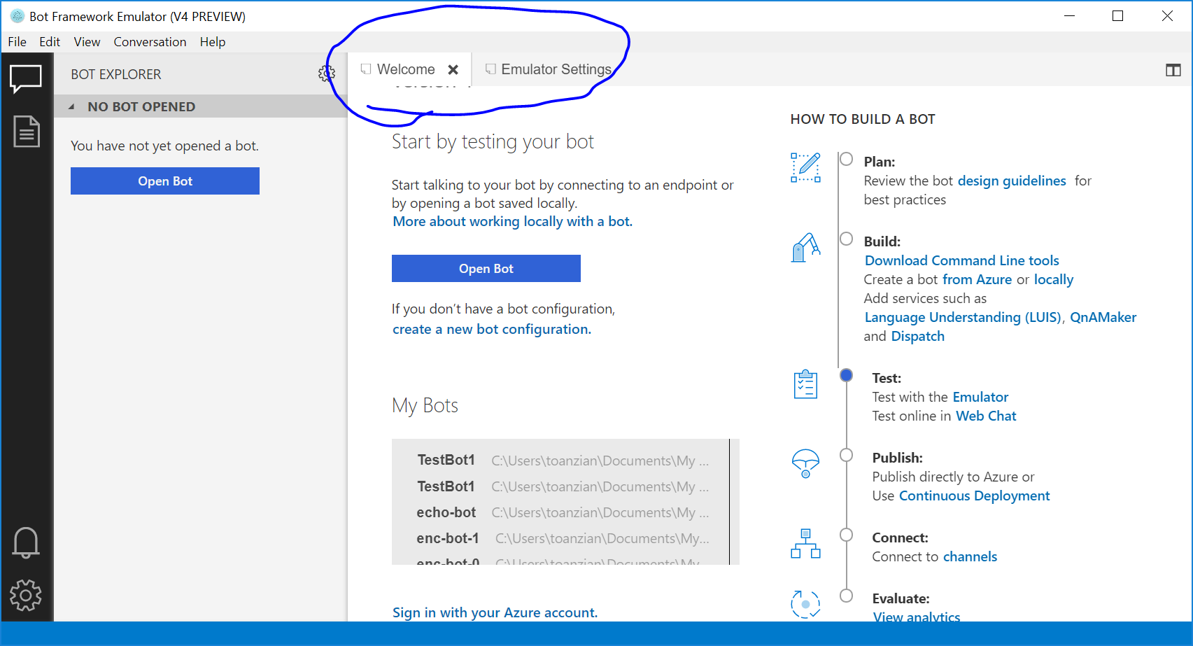 Emulator Design Polish · Issue 895 · Microsoft Botframework Emulator · Github