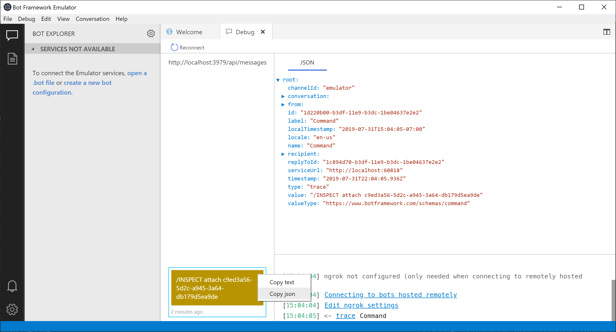 Introduce a context menu -> copy JSON in the JSON inspector · Issue #1699 · microsoft ...