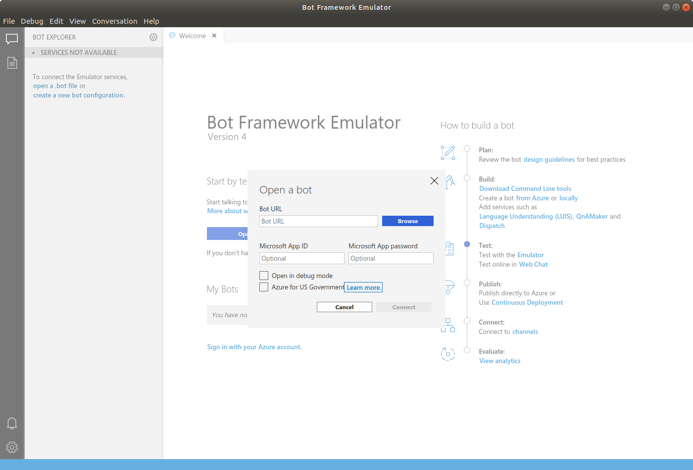 [MAS2.4.7] [Keyboard Navigation-Open Bot Dialog] Visual focus indicator is not clearly visible ...