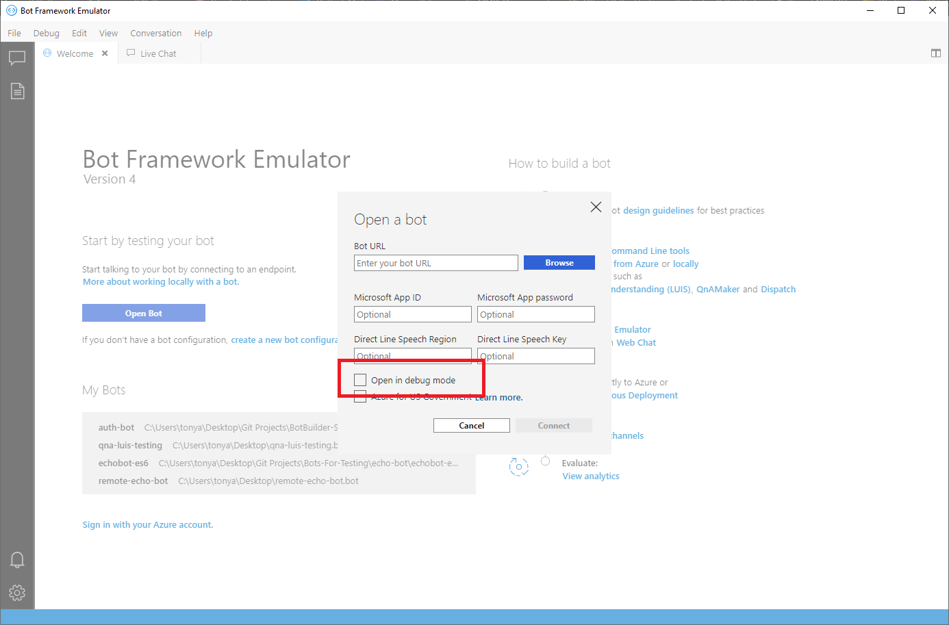 Input Field not showing on Emulator · Issue #2158 · microsoft/BotFramework-Emulator · GitHub