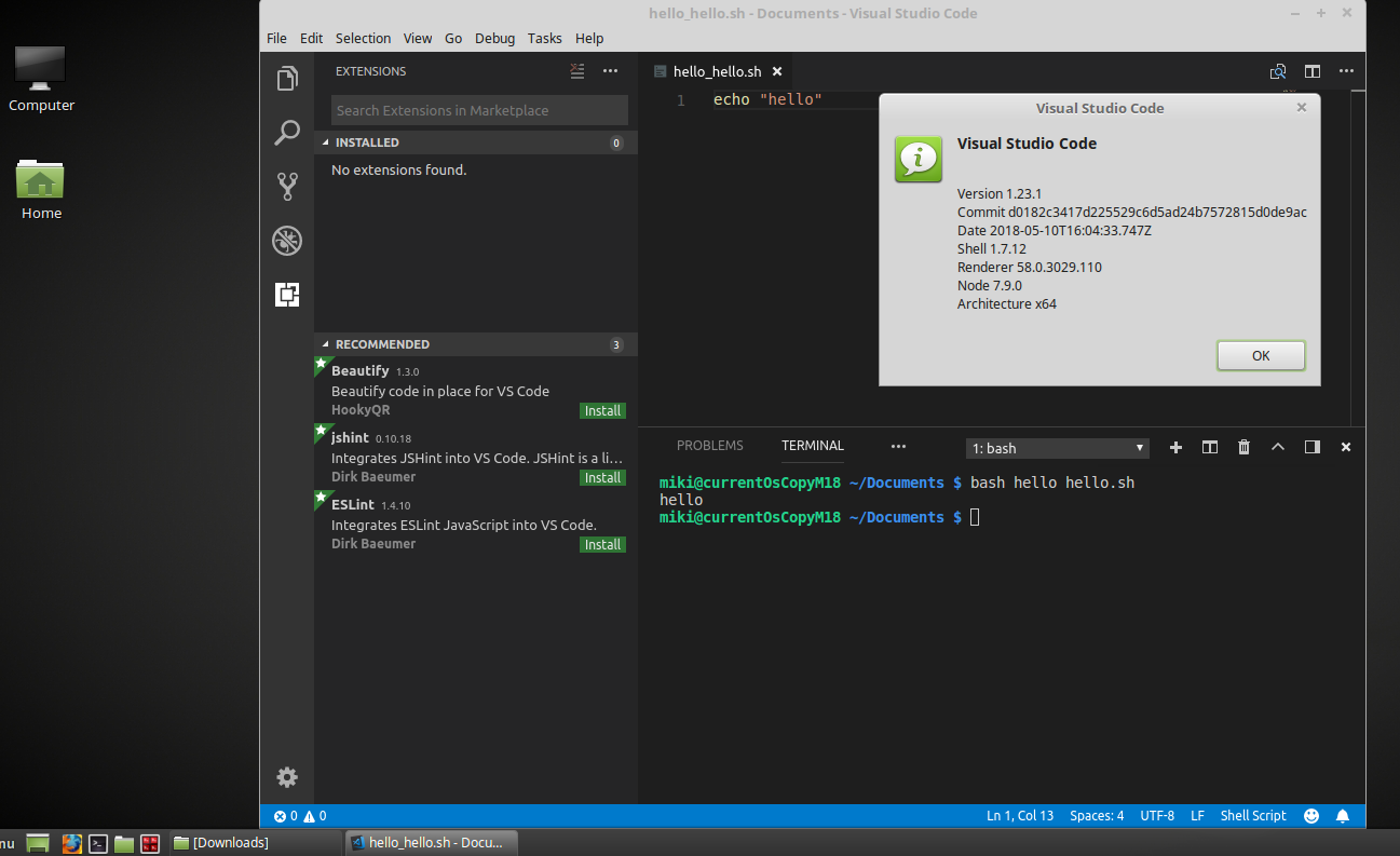 Integrated Terminal Not Showing Underscore Character · Issue 50950 · Microsoftvscode · Github