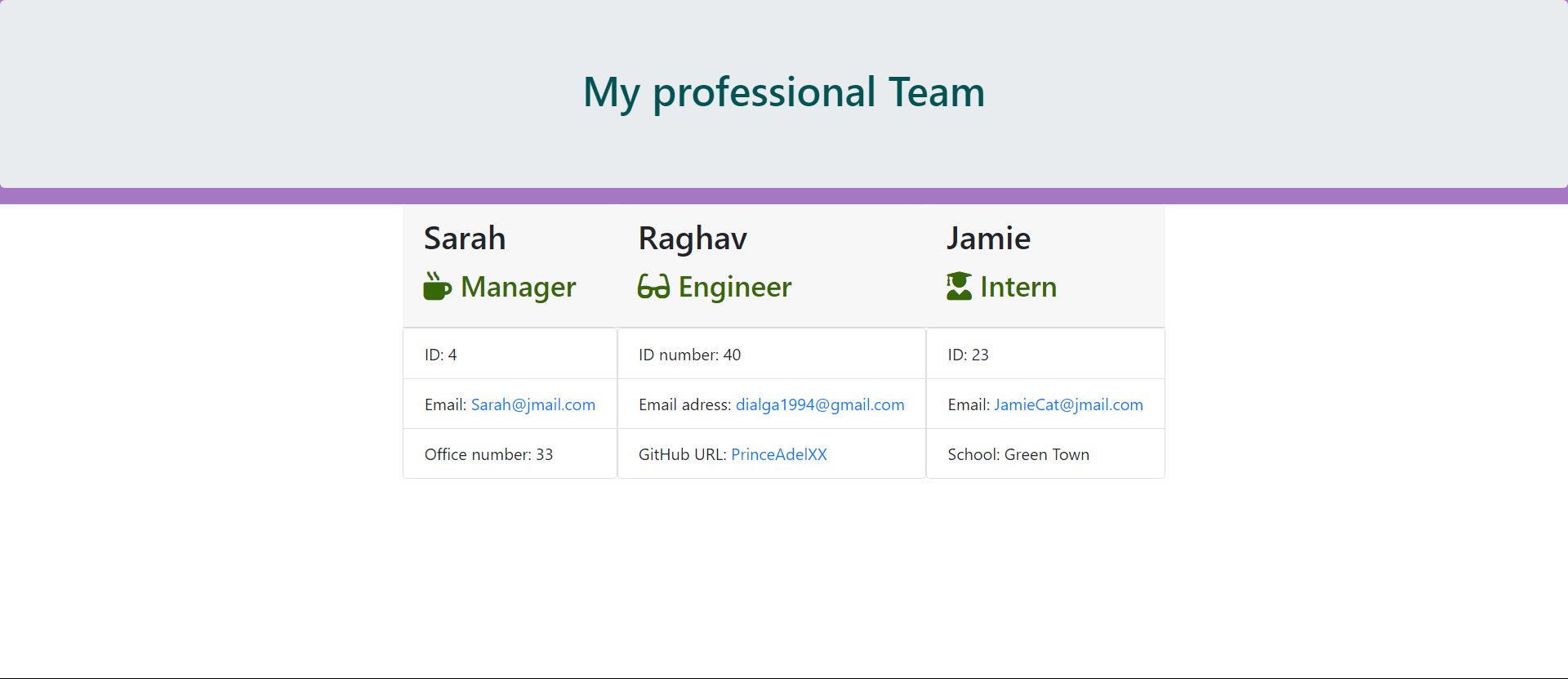 GitHub - PrinceAdelXX/Team-Profile-Generator