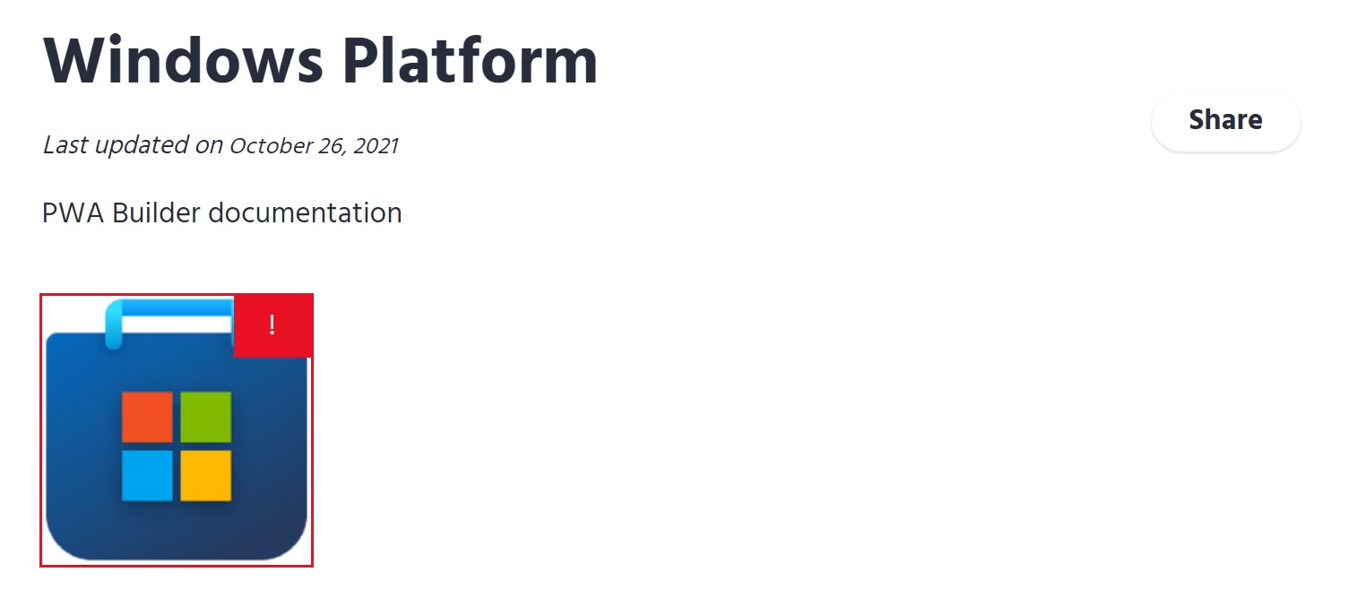 Documentation - Window Platform missing image alt tag · Issue #2617 · pwa-builder/PWABuilder ...