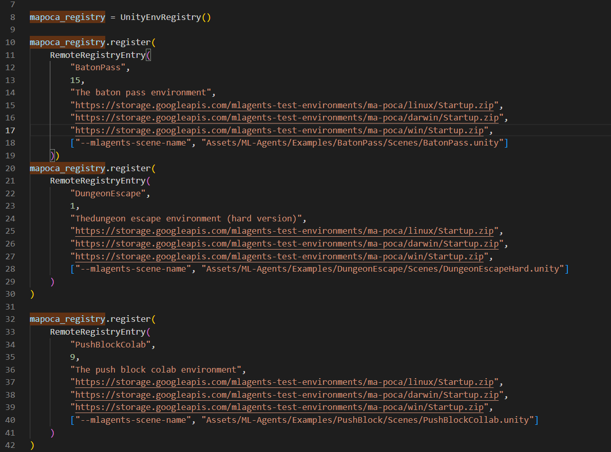 HTTP Error Launching poca environment · Issue #12 · Unity-Technologies/paper-ml-agents · GitHub