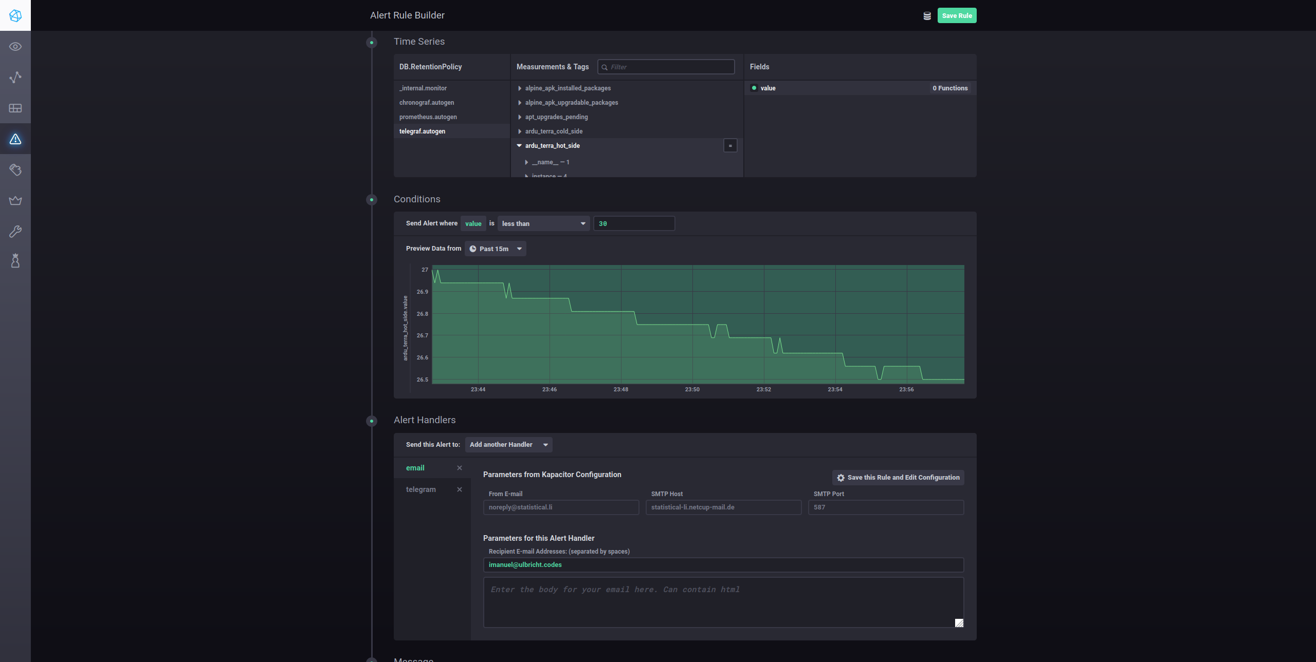Question Alerts Dont Work Correctly · Issue 2406 · Influxdata