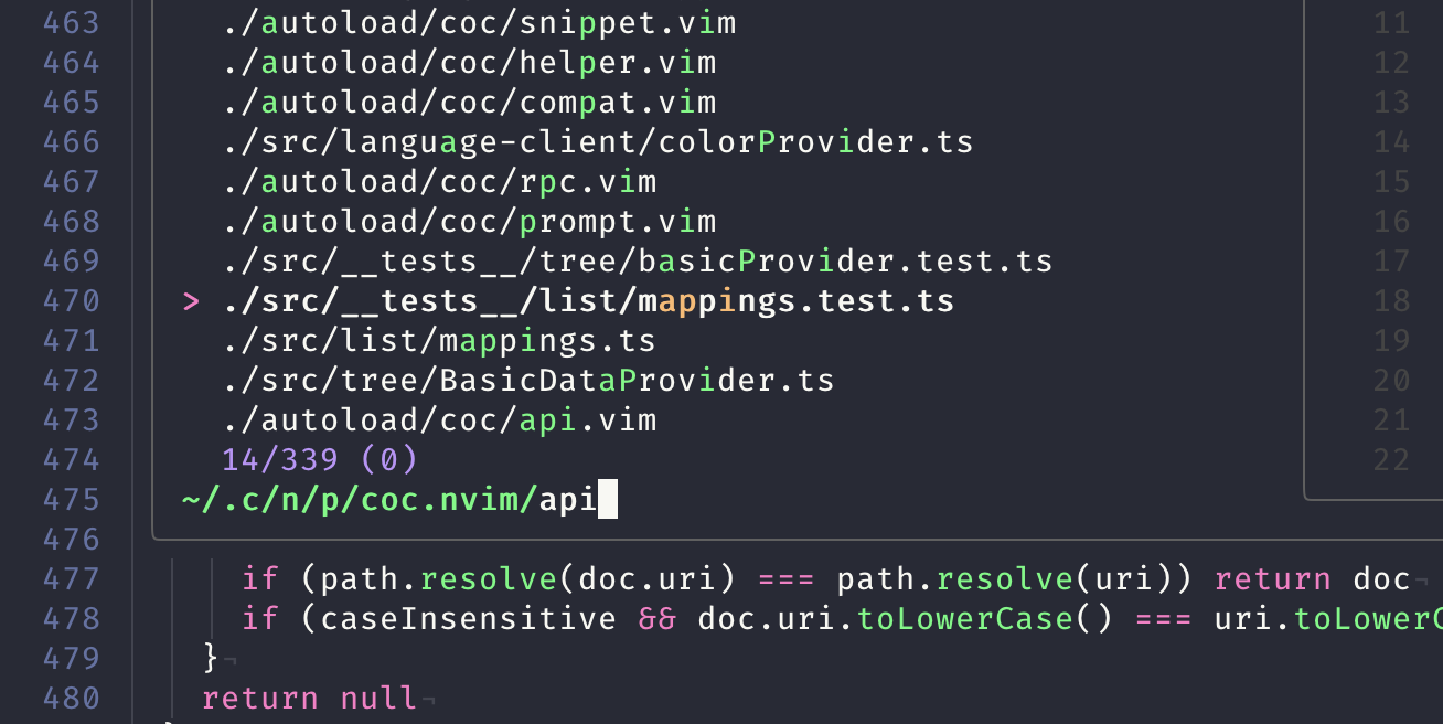 coc.nvim conflicts with fzf.vim · Issue #3508 · neoclide/coc.nvim · GitHub