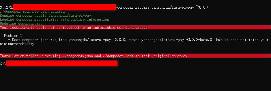 不能安装3.0.0 · Issue #71 · yansongda/laravel-pay · GitHub