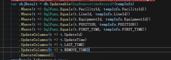 update error，Please help me，thanks · Issue #858 · DotNetNext/SqlSugar · GitHub