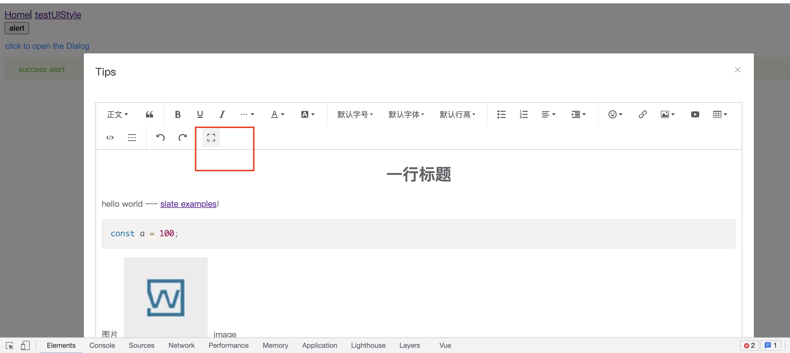 【测试】和各个 UI 框架是否有样式冲突 & 用于 dialog · Issue #122 · wangeditor-team/wangEditor-v5 · GitHub