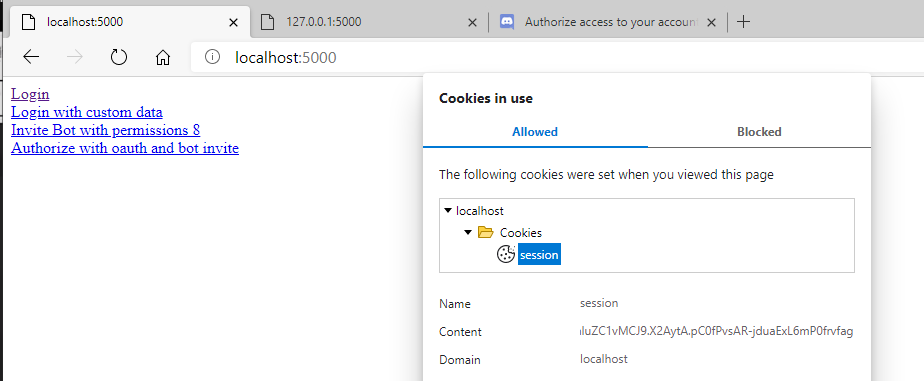 (invalid_request) Invalid "code" in request. · Issue #26 · weibeu/Flask-Discord · GitHub