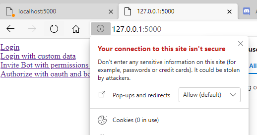 (invalid_request) Invalid "code" in request. · Issue #26 · weibeu/Flask-Discord · GitHub