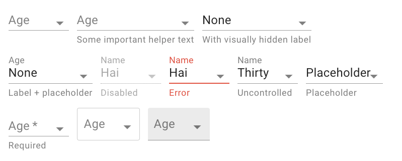 Select icon misaligned, not enough padding when html font size is not 16px · Issue #26556 · mui ...