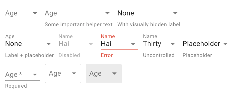Select icon misaligned, not enough padding when html font size is not 16px · Issue #26556 · mui ...