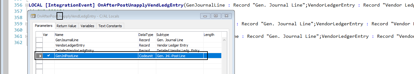 [Event Change] COD 227 - OnAfterPostUnapplyVendLedgEntry · Issue #3627 ...