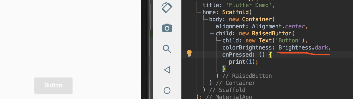 RaisedButton colorBrightness property is not clearly defined · Issue #36055 · flutter/flutter ...