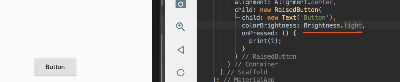 RaisedButton colorBrightness property is not clearly defined · Issue #36055 · flutter/flutter ...