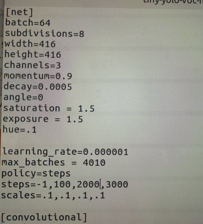 How to change the learning rate value for tiny-yolo-voc.cfg? · Issue ...