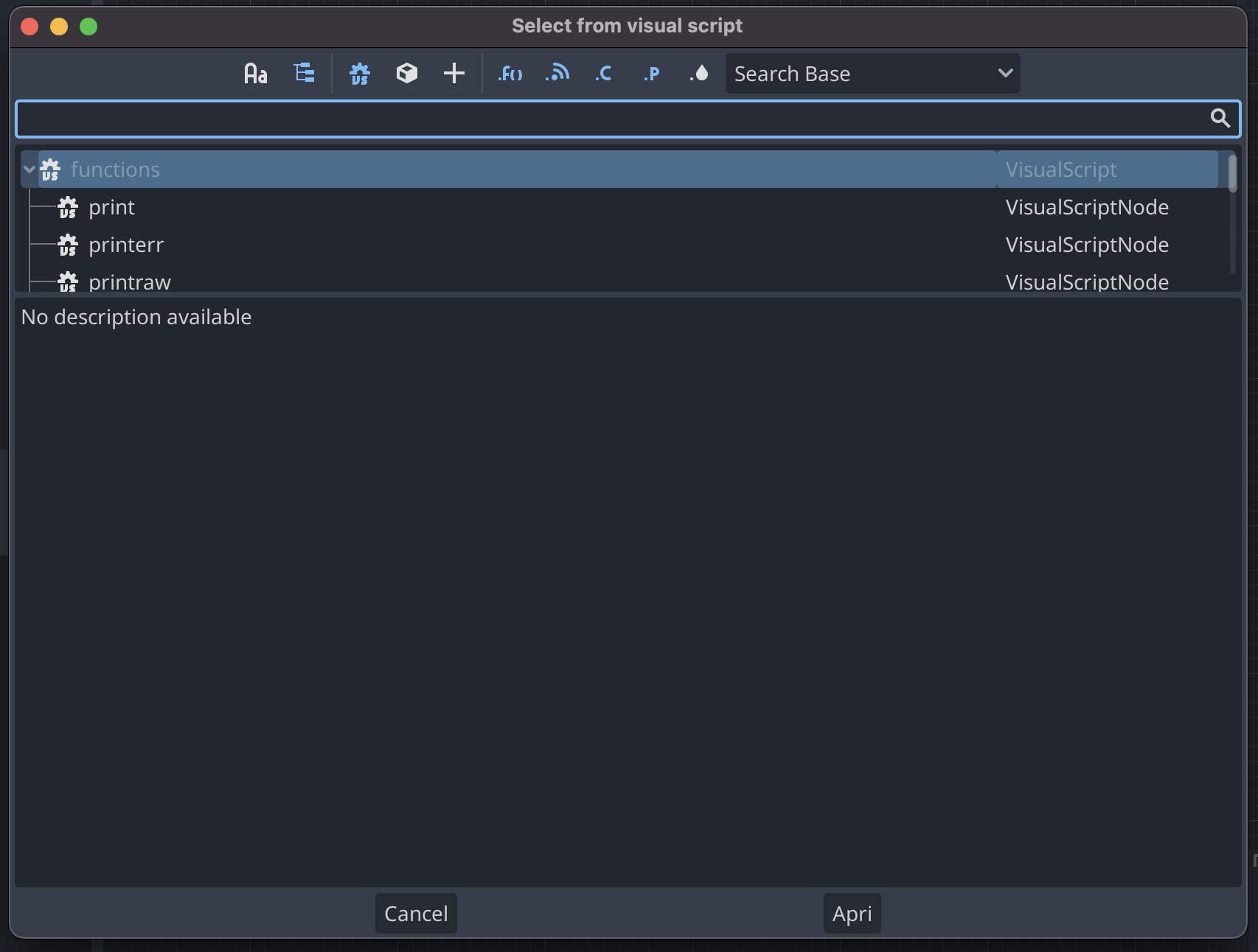 Increase Node List Field In Vs Node Selection · Issue 21 · Godotenginegodot Visual Script · Github