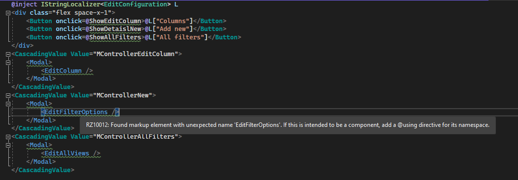 Components not recognized · Issue #6004 · dotnet/razor · GitHub