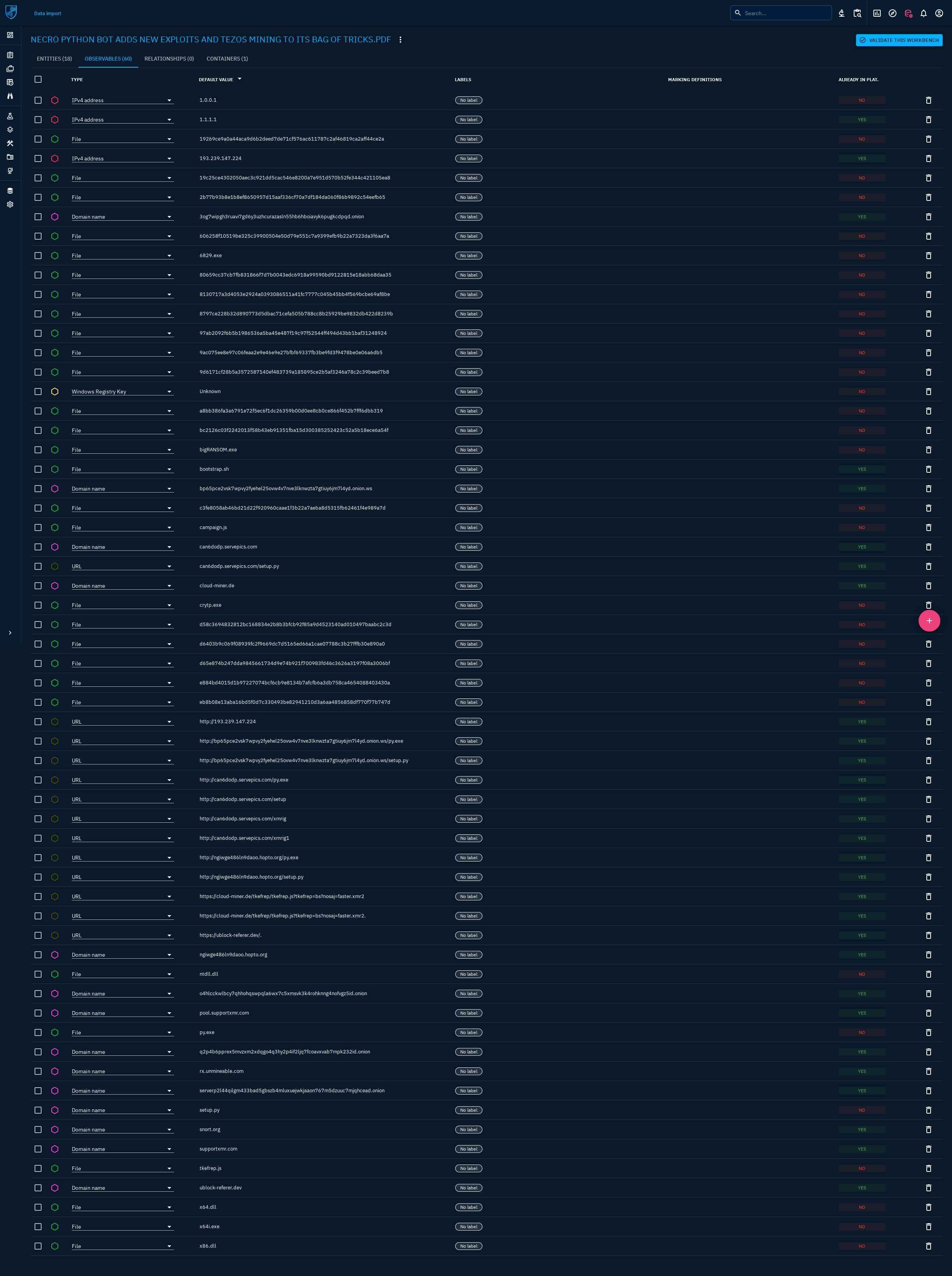 Workbench File hash indicators disappearing when changing any entity's type · Issue #2908 ...