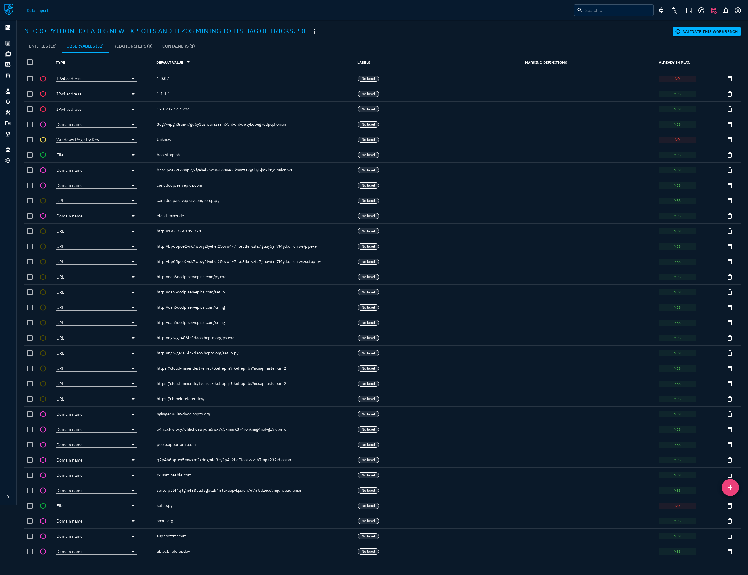 Workbench File hash indicators disappearing when changing any entity's type · Issue #2908 ...