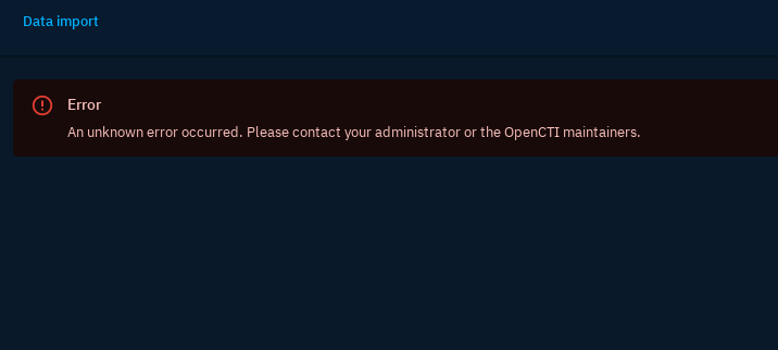 Workbench won't display when this PDF is imported · Issue #2909 · OpenCTI-Platform/opencti · GitHub