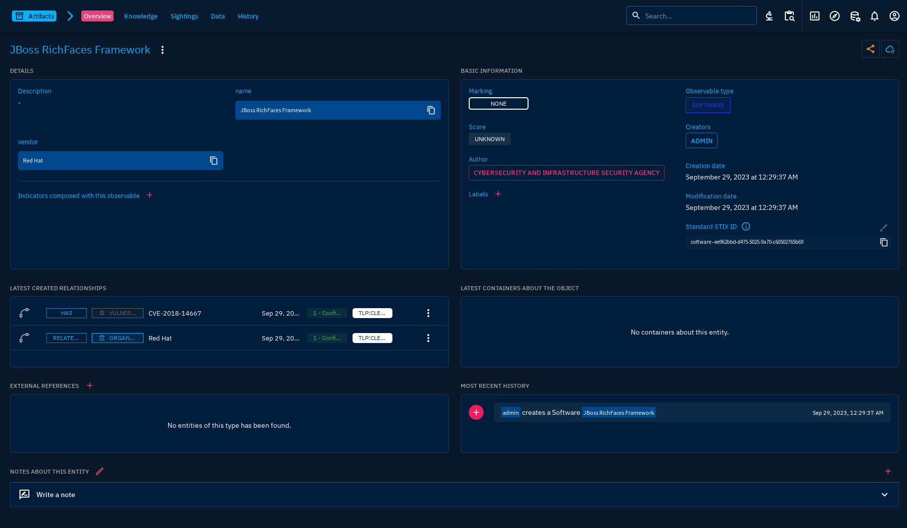 "Artifacts" tab displays all observables after upgrade to 5.10.3 · Issue #4468 · OpenCTI ...