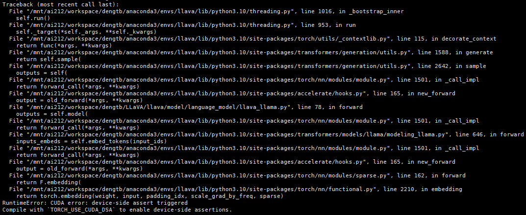 Question Error While Using The Llama 2 7b Chat 4bit Quantized Model