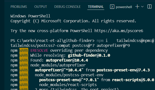 In color theme Solarized dark when running a command on terminal tags ...