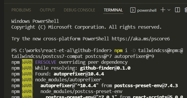 In color theme Solarized dark when running a command on terminal tags ...