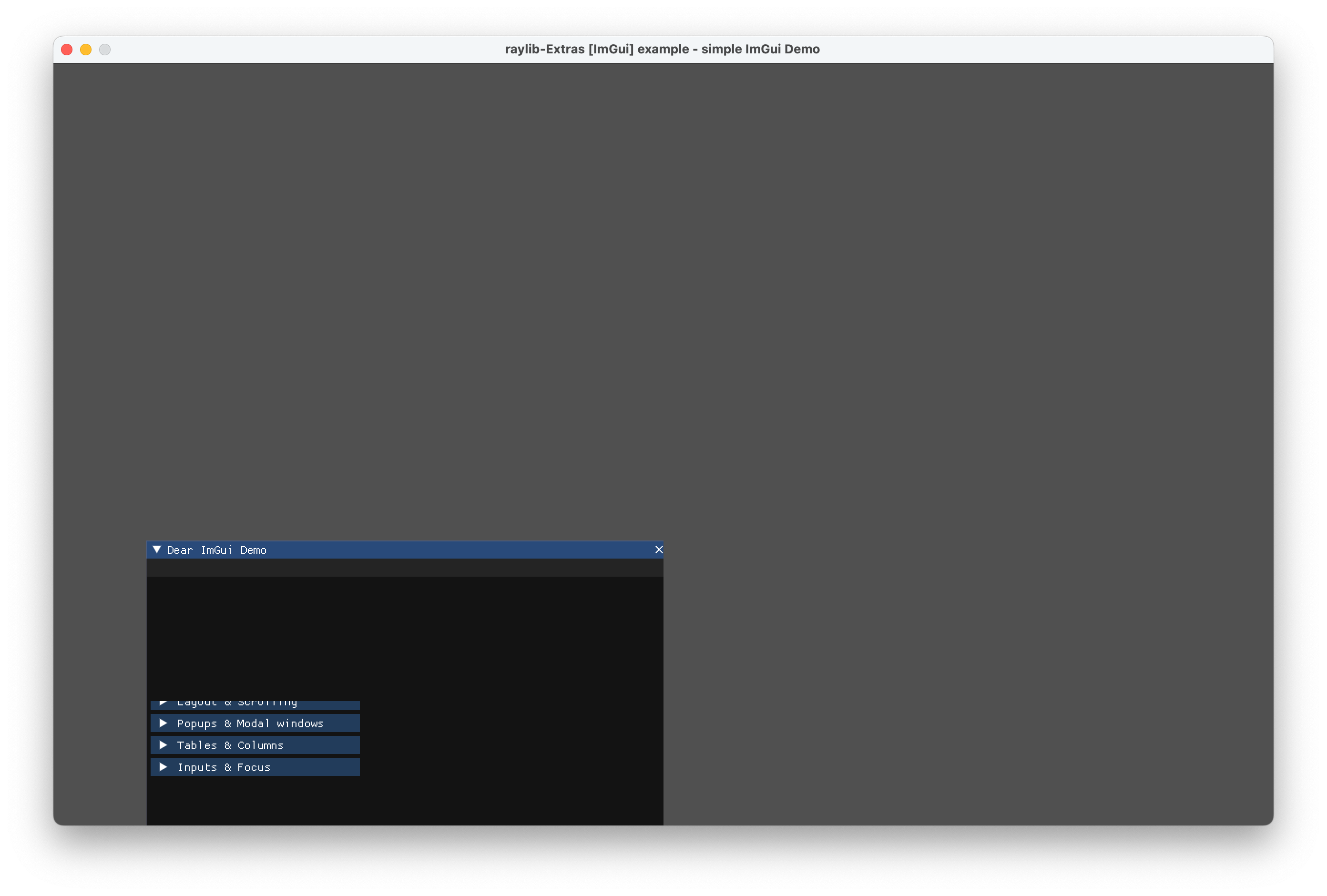 Rendering Issue On Macos With Minimal Setup · Issue 36 · Raylib Extras