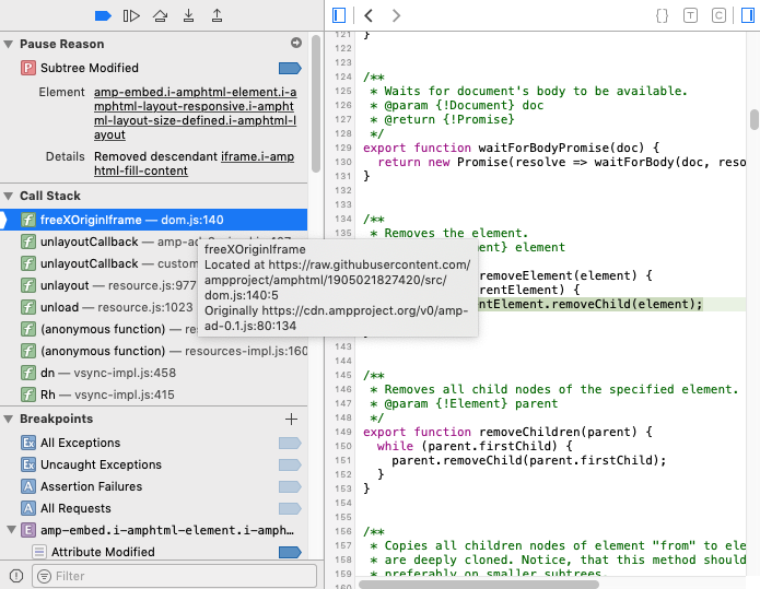 3P iframe ads failed to show on Safari · Issue #22042 · ampproject/amphtml · GitHub