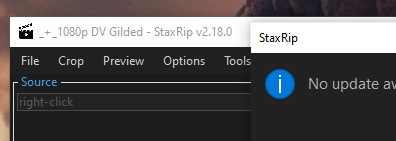 Check update does not work · Issue #1019 · staxrip/staxrip · GitHub