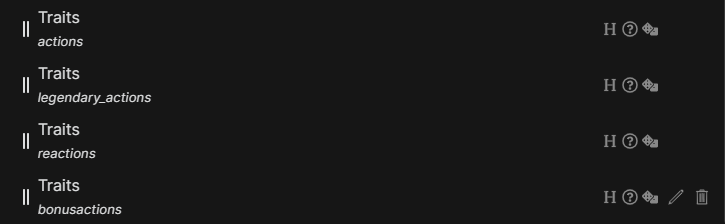 Feature Request: Adding a section for bonus actions · Issue #14 · javalent/fantasy-statblocks ...