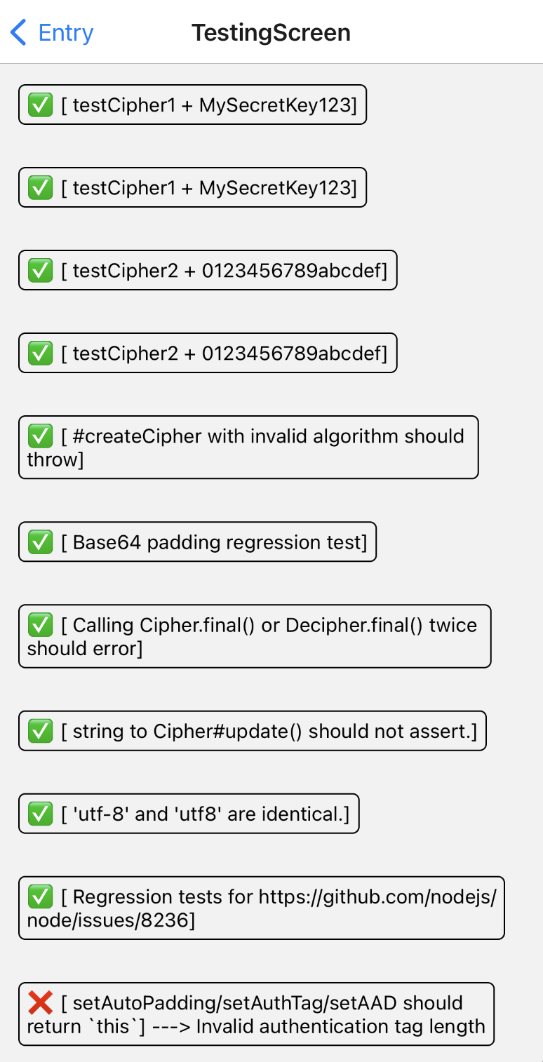 bug: setAuthTag fails with invalid authentication tag length · Issue #174 · margelo/react-native ...
